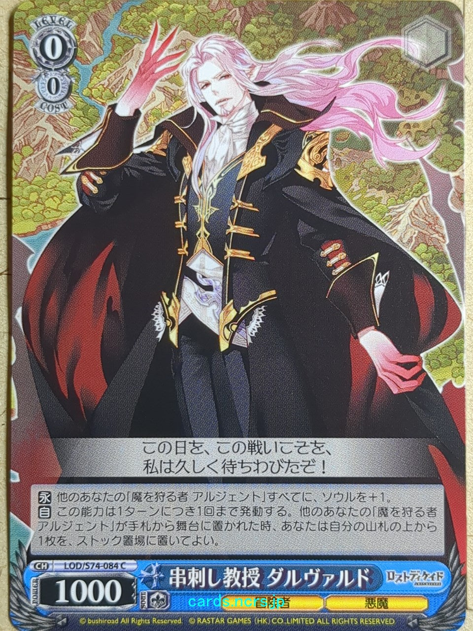 Weiss Schwarz Lost Decade -Daluverld- Trading Card LOD/S74-084C – anime ...
