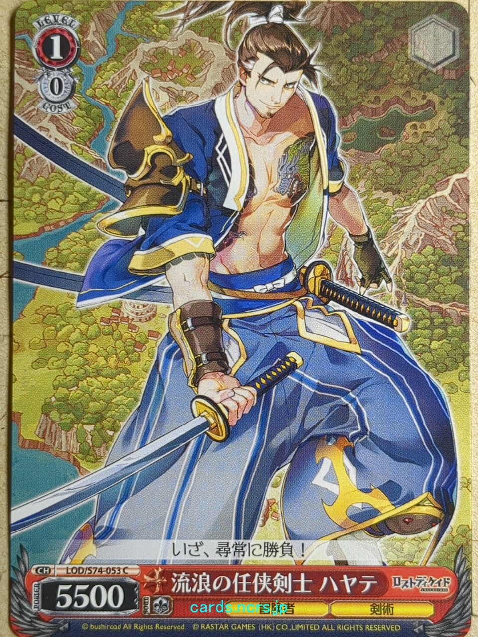 Weiss Schwarz Lost Decade LOD/S74-053C C Hayate Trading Card NM – anime ...