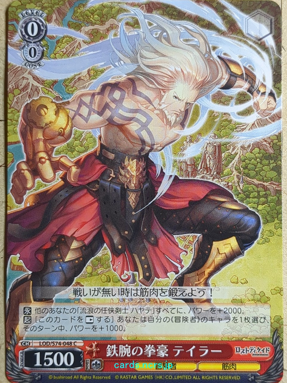 Weiss Schwarz Lost Decade LOD/S74-048C C Tailar Trading Card NM – anime ...